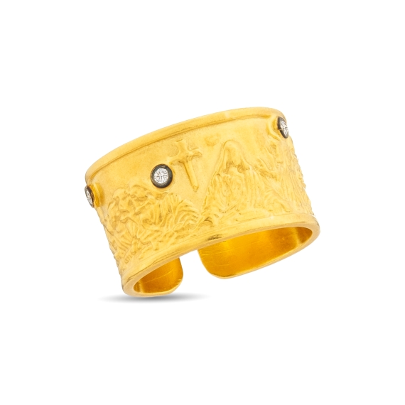 14 Ayar Altın Ultima Notte Yüzük - 14IMP060--